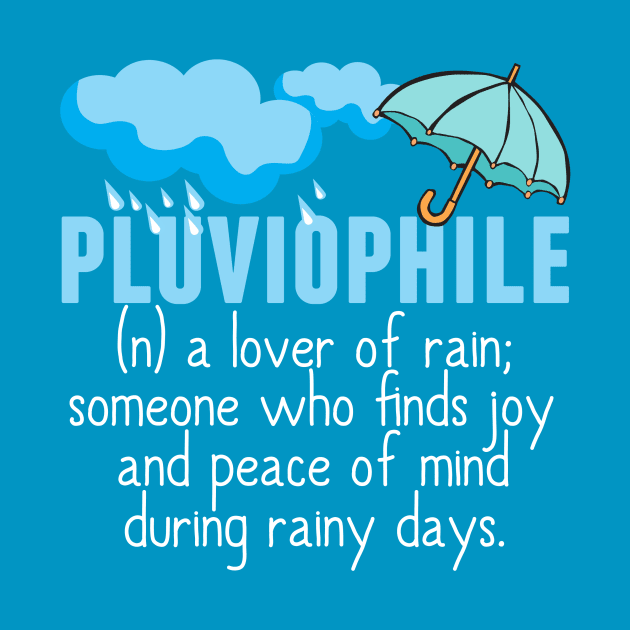 Beautiful Pluviophile Lover of Rain - Pluviophile - T-Shirt | TeePublic