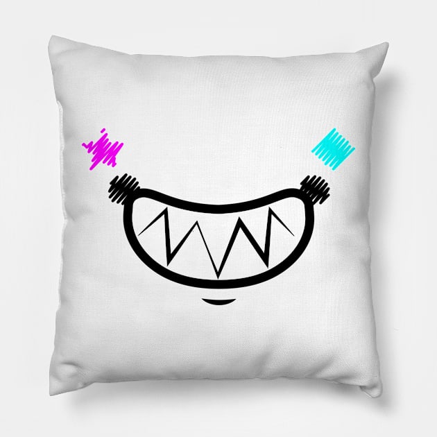 Evil Jester Grin - Meruem - Pillow | TeePublic