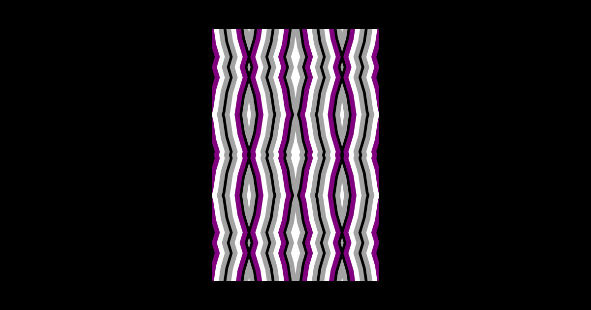 Fancy Ace Stripes - Ace - Sticker | TeePublic