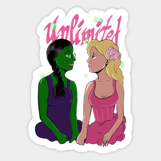 Wicked Musical Unlimited - Wicked - Sticker | TeePublic