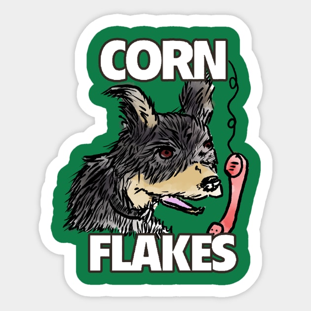 Corn Flakes - Creative Commons - Sticker | TeePublic