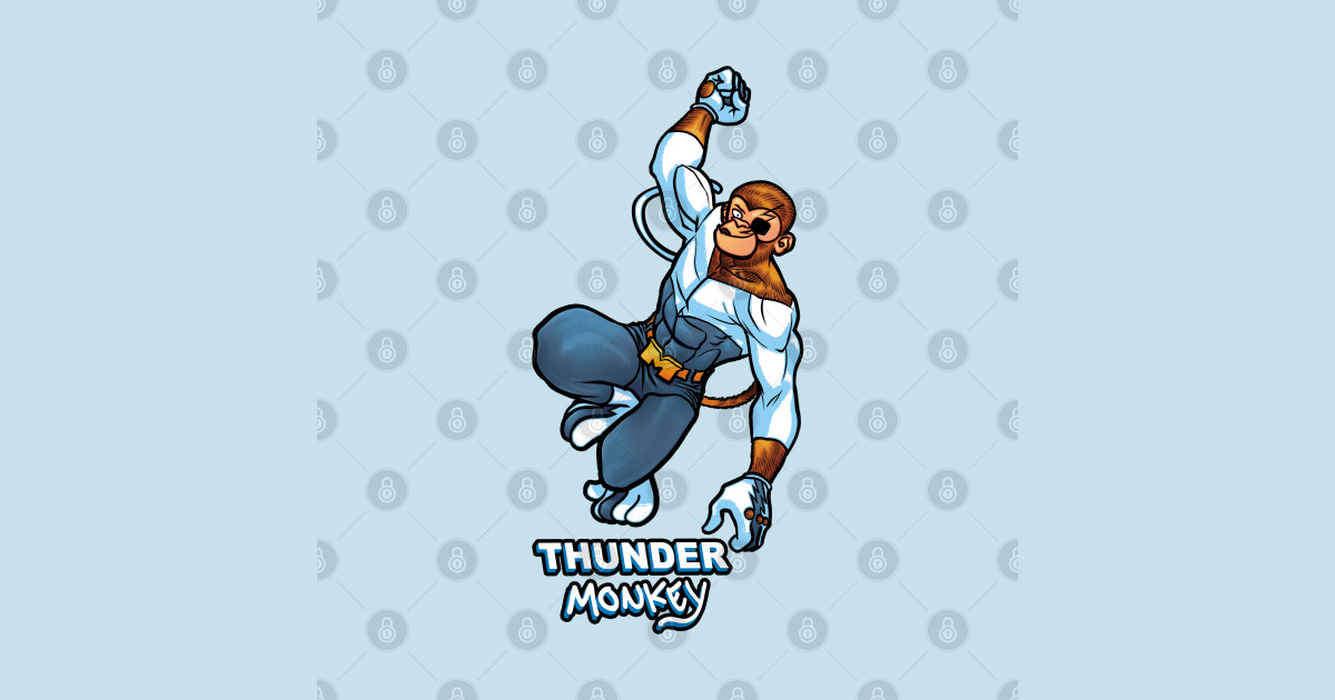 Thunder Monkey - Thunder Monkey - T-Shirt | TeePublic