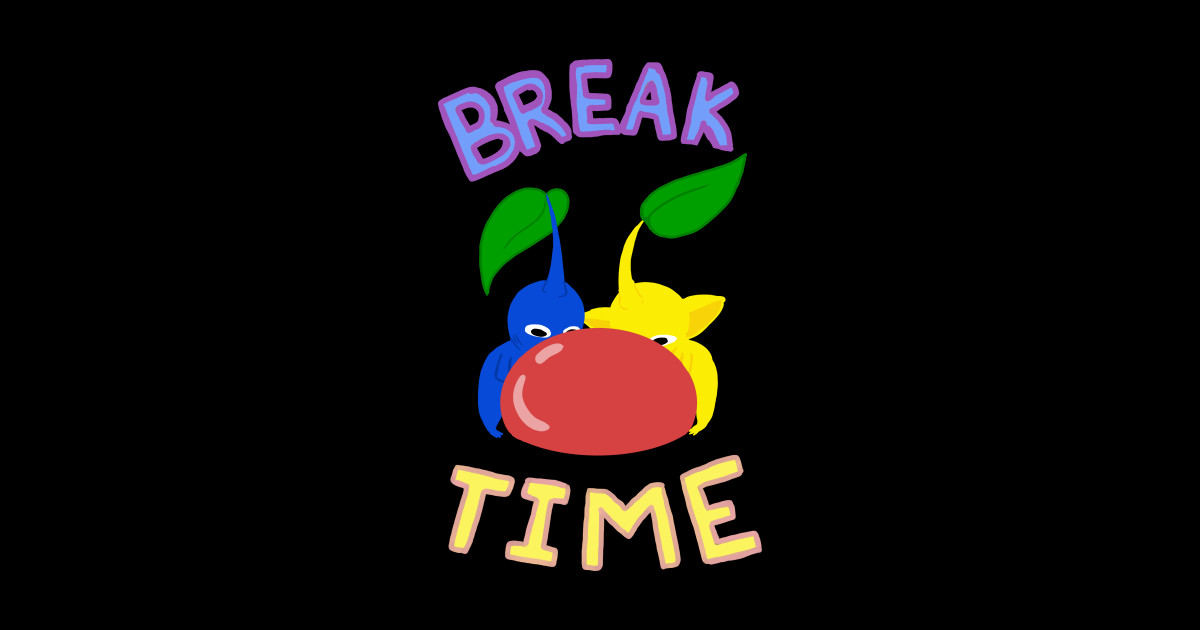 Break Time - Blue Pikmin - Posters and Art Prints | TeePublic