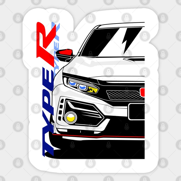 Honda Civic Type R 2020 - Honda Civic Type R - Sticker | TeePublic