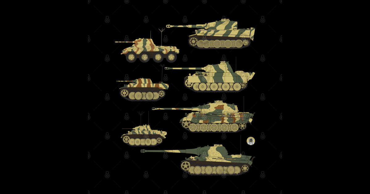 I love German tanks with cat names - Ww2 Tanks - Sticker | TeePublic
