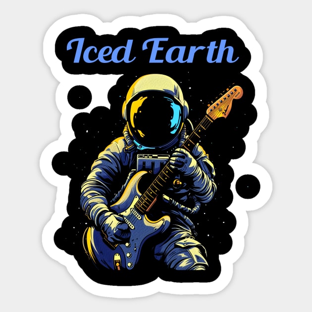 ICED EARTH BAND FAN ART - Iced Earth Band Fan Art - Sticker | TeePublic