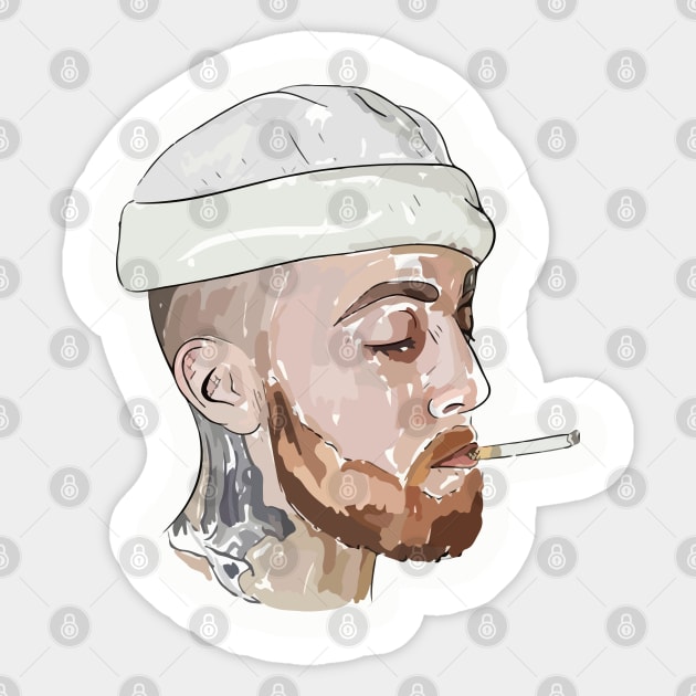 mac miller smoke - Mac Miller - Sticker | TeePublic