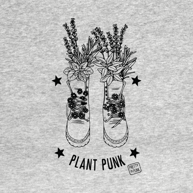 Plant Punk - Plant Lover - T-Shirt | TeePublic