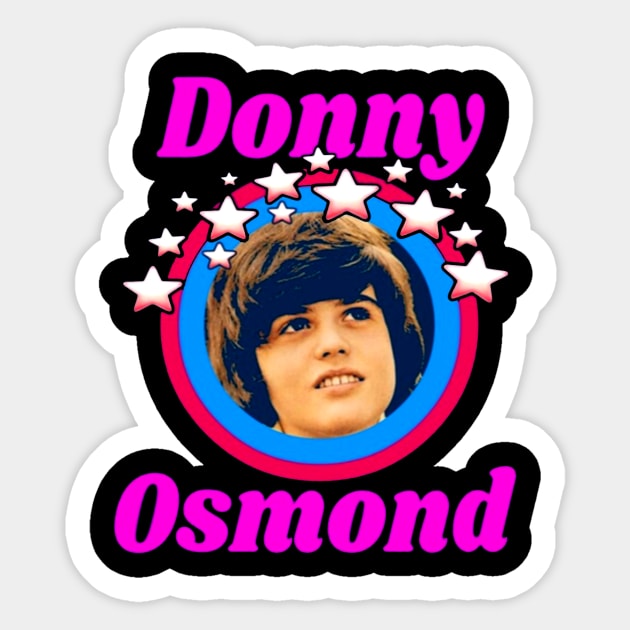 Donny-Osmond - Donny Osmond Logo - Sticker | TeePublic