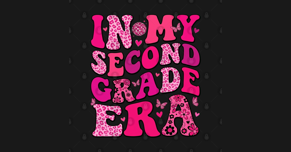 in My Second Grade Era Teachers Women Back to School Girls - In My ...