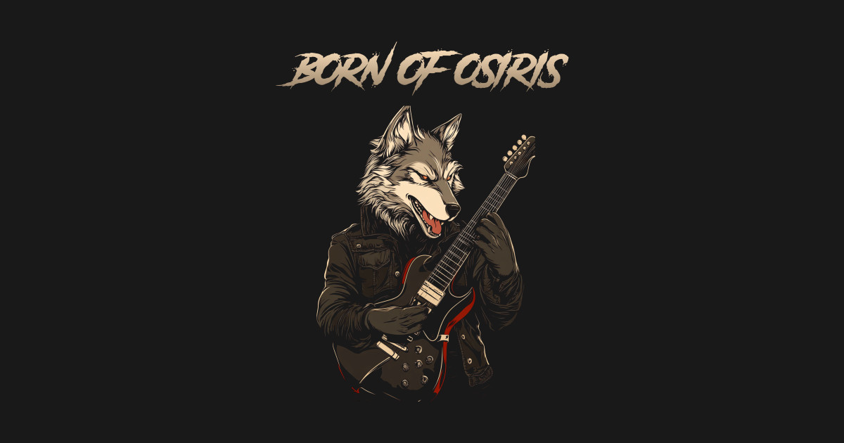 Born of Osiris Wolf Guitarist - Born Of Osiris Wolf Guitarist - T-Shirt ...