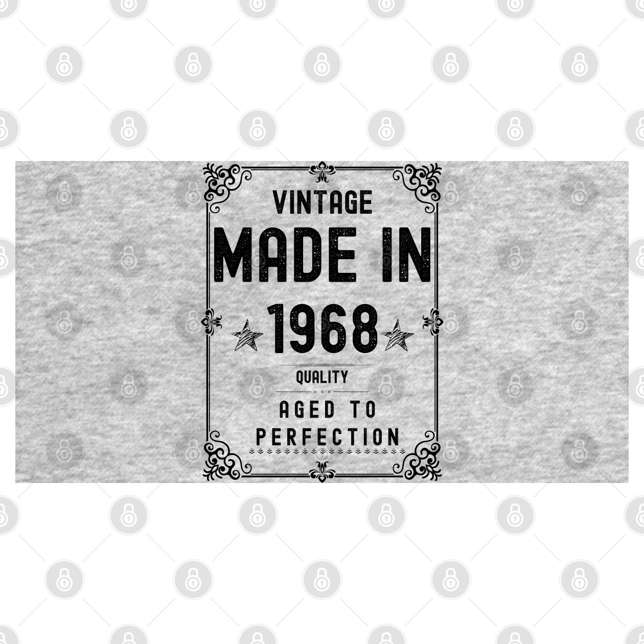Vintage Made in 1968 Quality Aged to Perfection - Made In 1968 - T ...