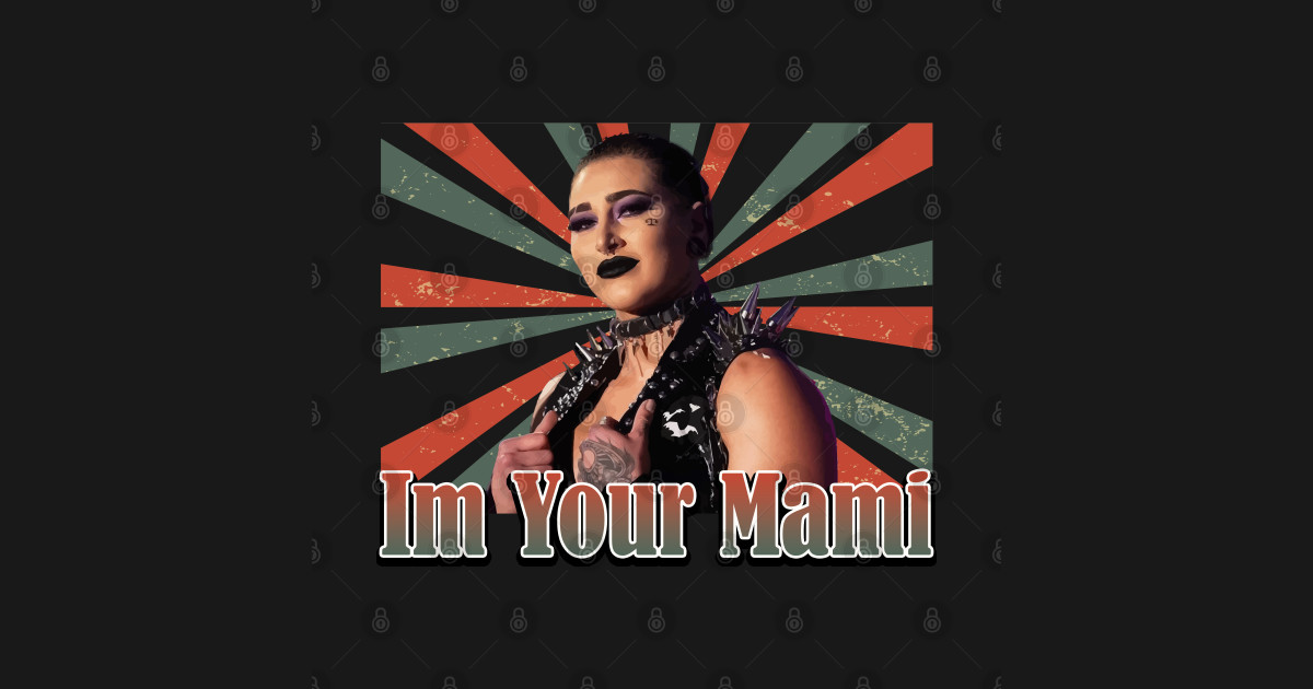 Rhea Ripley Vintage theme - Rhea Ripley - T-Shirt | TeePublic