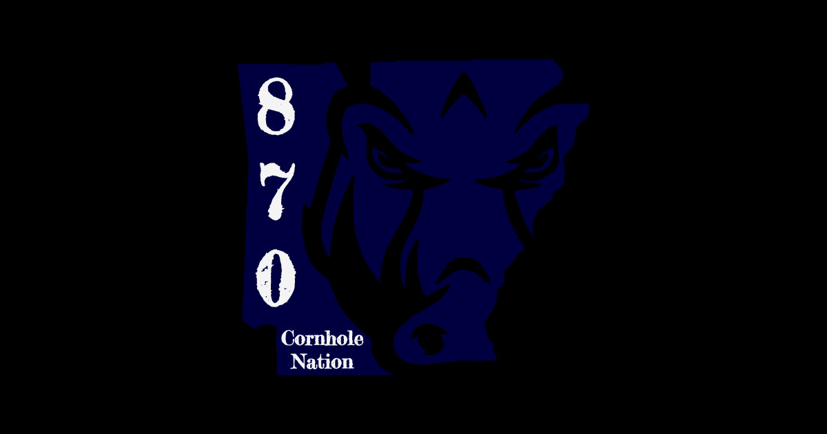 870 Hog Navy - 870 - Sticker | TeePublic