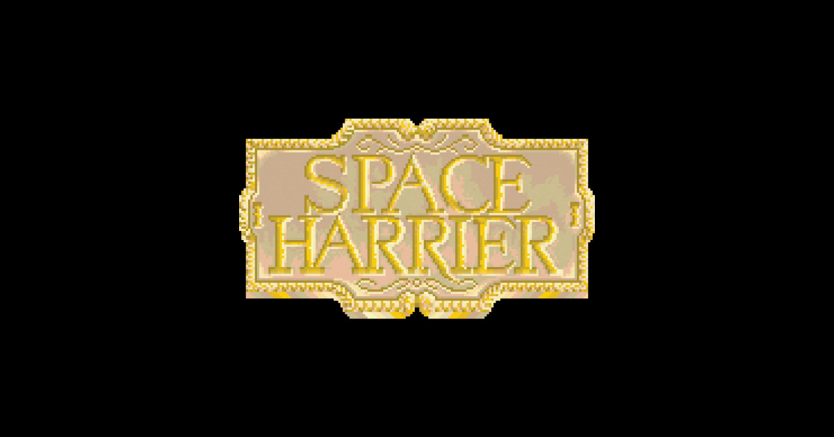 Space Harrier Logo - Space Harrier - Sticker | TeePublic