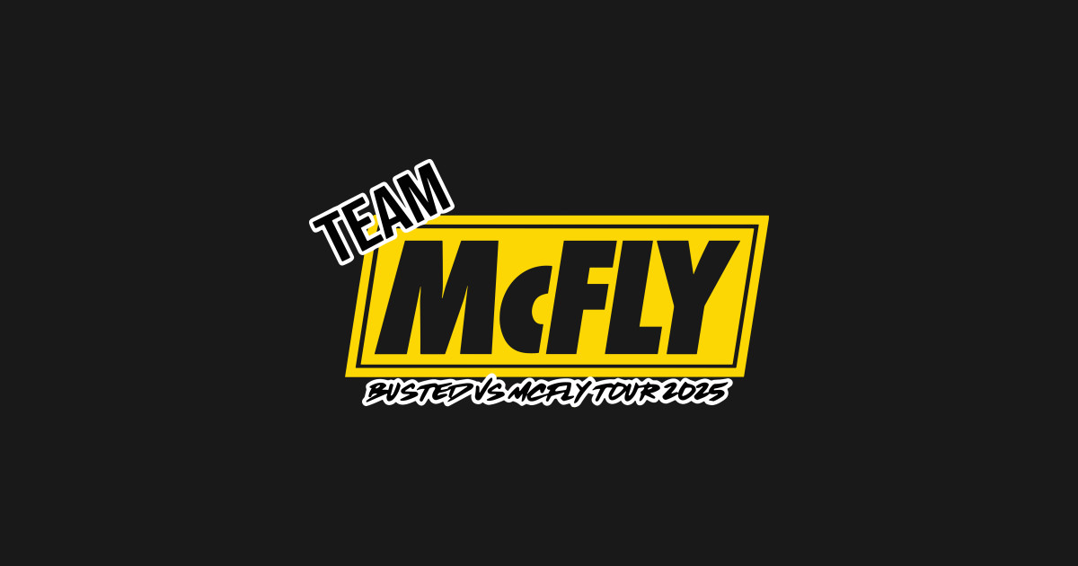 Busted vs McFly Tour 2025 Team McFly - Busted Vs Mcfly - T-Shirt ...