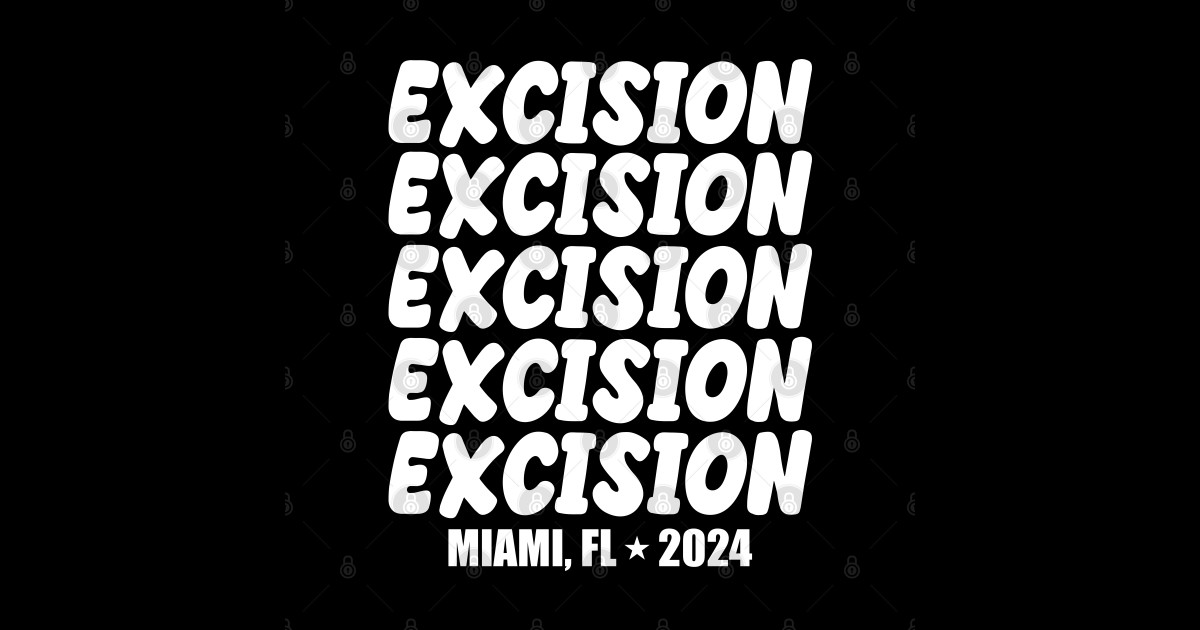 Excision Music Festival 2024 - Music Festival - Sticker | TeePublic