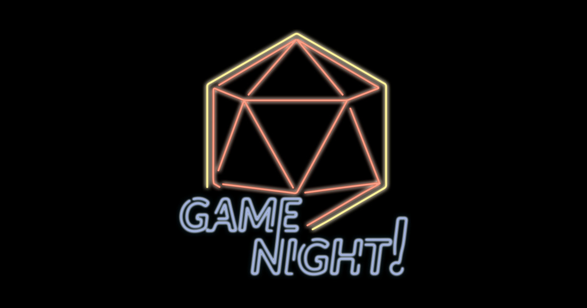 Game Night - Dungeons And Dragons - Sticker | TeePublic