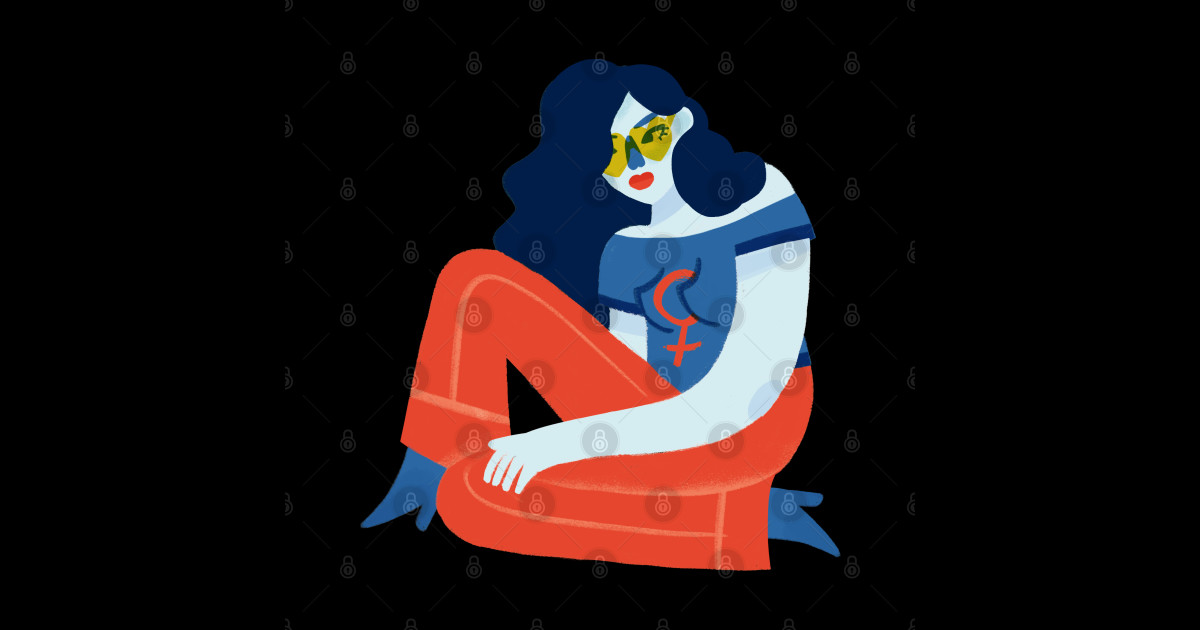 Funky Feminist Feminist Sticker Teepublic