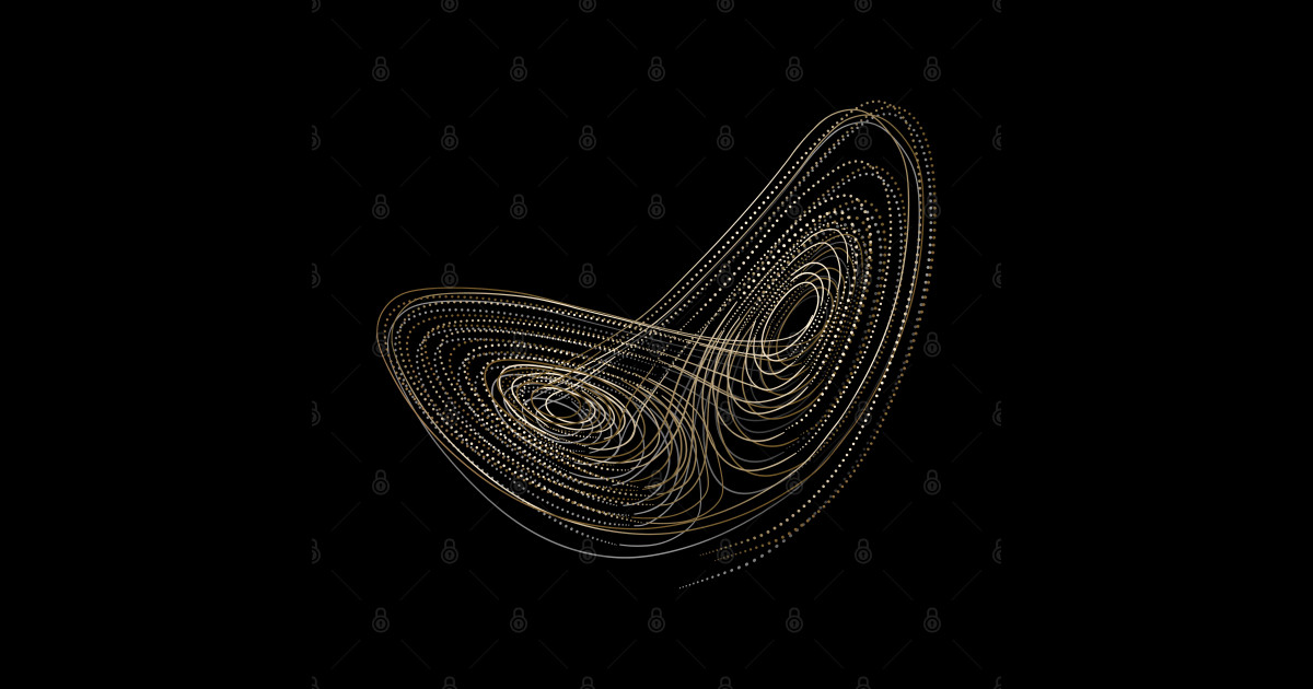 Chaos theory: Lorenz equation - Lorenz Equation - Posters and Art ...