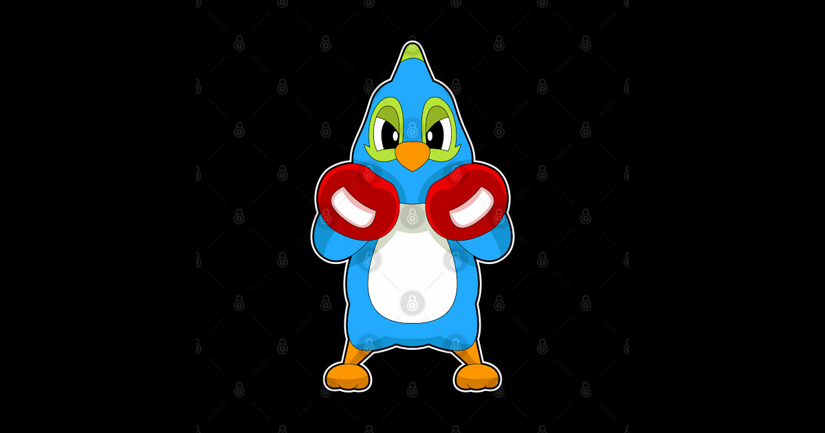 Parrot Boxer Boxing gloves Boxing - Parrot - Sticker | TeePublic