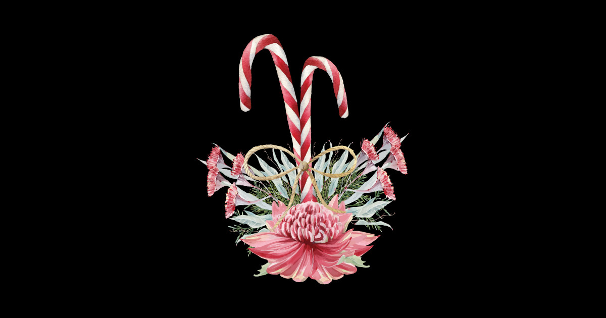 Australian Christmas - Candy Canes and Native Flowers - Christmas ...