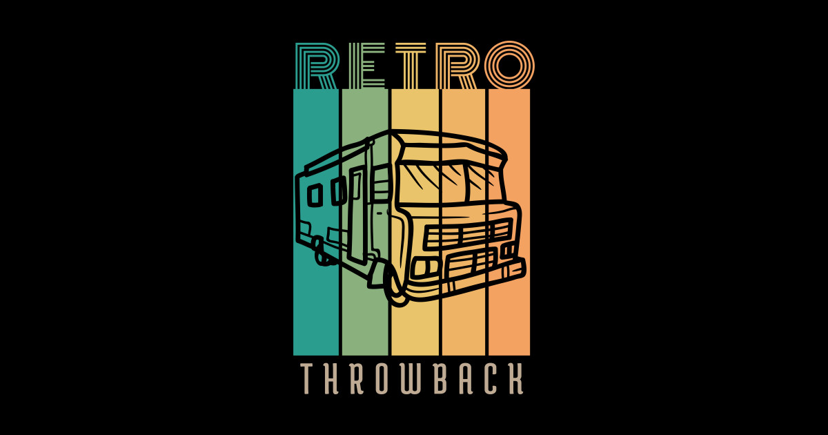 Retro Throwback Winnebago RV Camping - Rv - Sticker | TeePublic