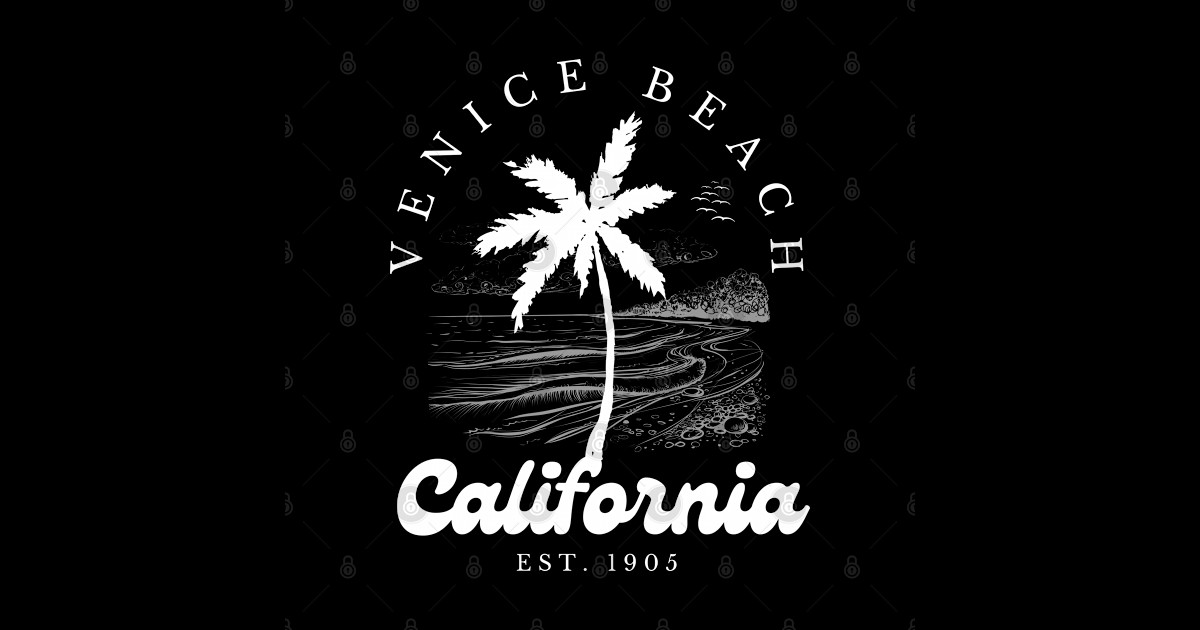 venice-beach - Venice Beach - Sticker | TeePublic