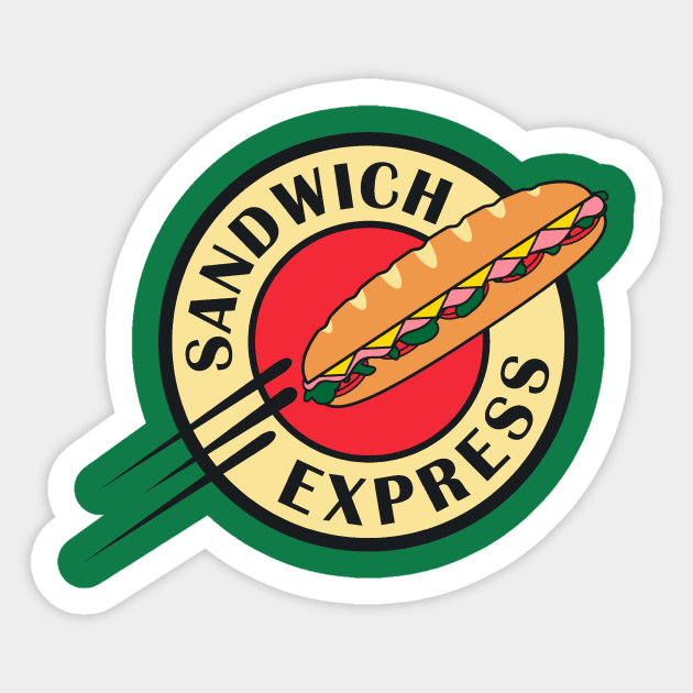 sandwich express - Sandwich - Sticker | TeePublic