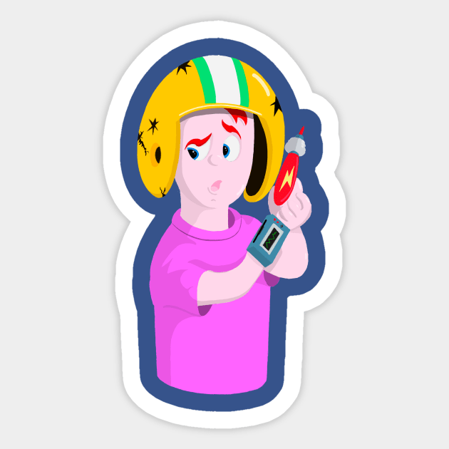 Commander Keen Custom - Commanderkeen - Sticker | TeePublic