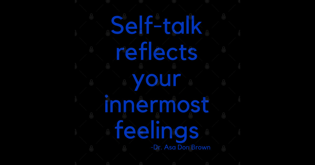 Self-talk reflects your innermost feelings - Spirituality - Sticker ...