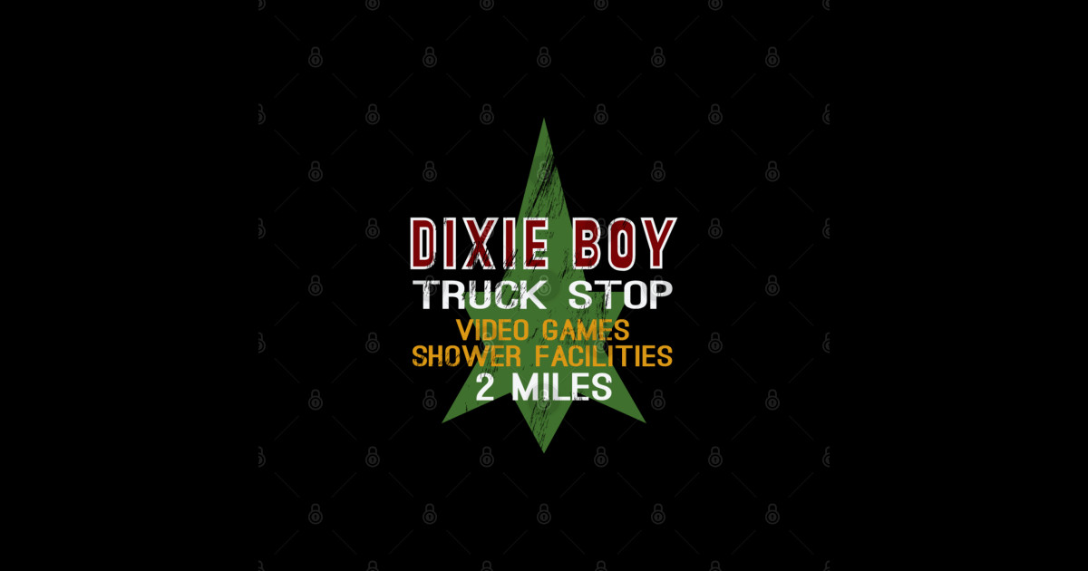 Dixie Boy Truck Stop (Maximum Overdrive) - Maximum Overdrive - Sticker ...