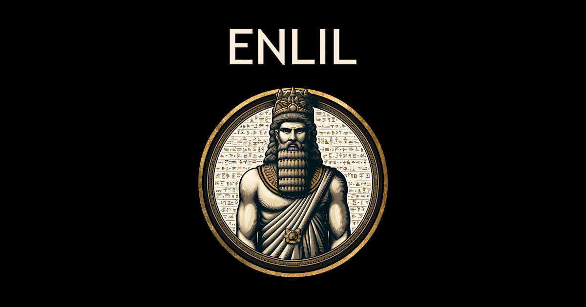 Enlil Sumerian God of the Wind Mesopotamian Gods - Enlil - Mug | TeePublic
