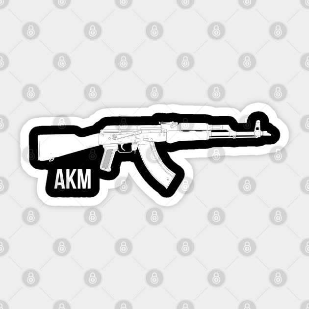 Modernised Kalashnikov Assault Rifle ( AKM ) white - Kalashnikov ...