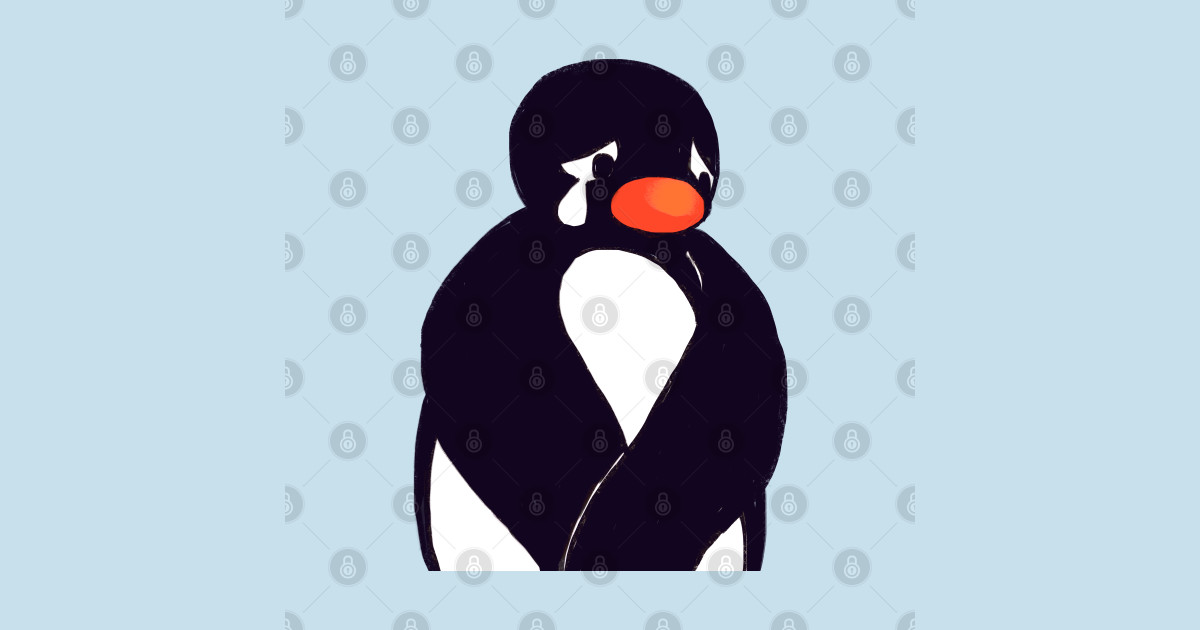 sad noot penguin meme / pingu - Pingu - T-Shirt | TeePublic