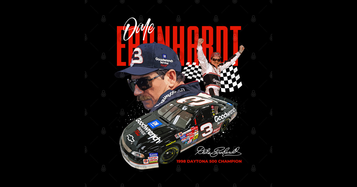 Dale Earnhardt - Dale Earnhardt Nascar - Sticker | TeePublic