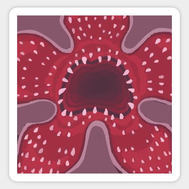 Demogorgon Mask Design, Artwork, Vector, Graphic - Demogorgon - Sticker ...