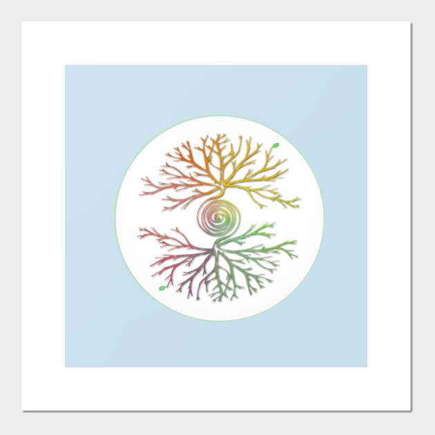 Tree of Life in Balance - Tree Of Life Design - Posters and Art Prints ...