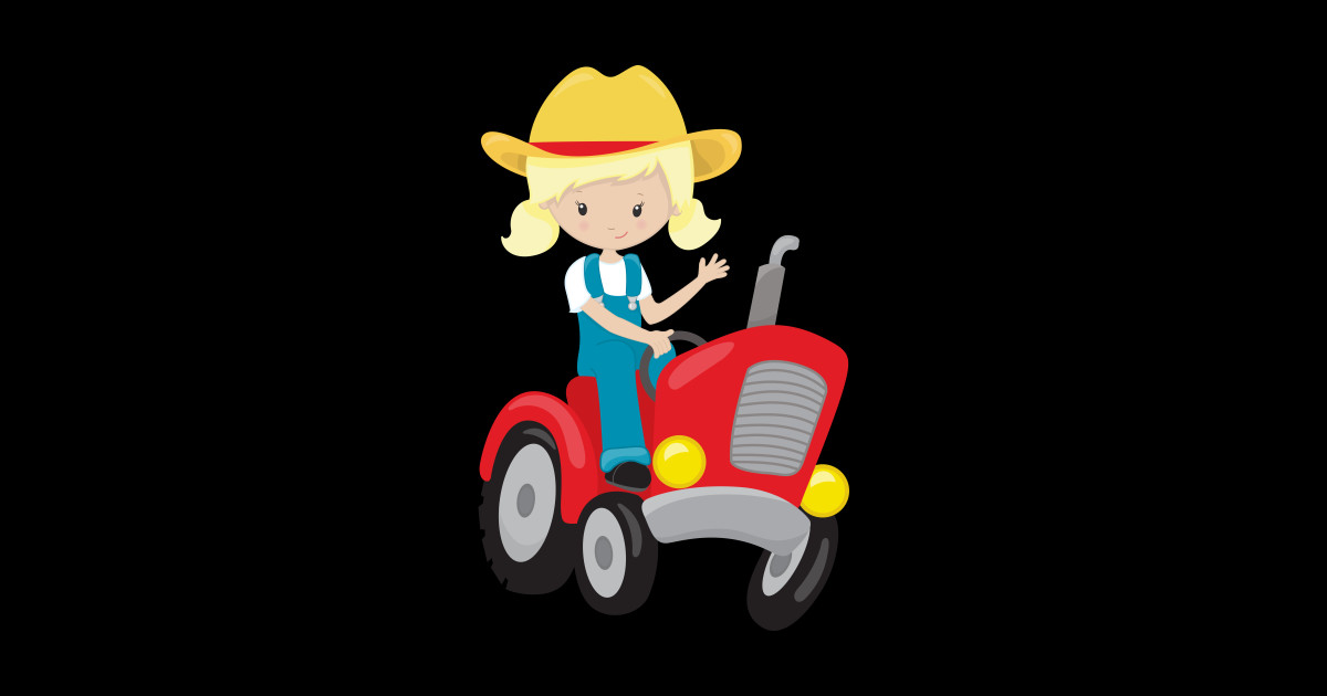 Farm Girl, Cute Girl, Blonde Hair, Farmer, Tractor - Farm Girl ...