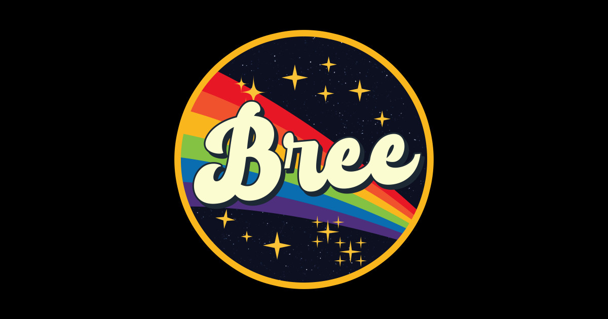 Bree // Rainbow In Space Vintage Style - Bree - Sticker | TeePublic