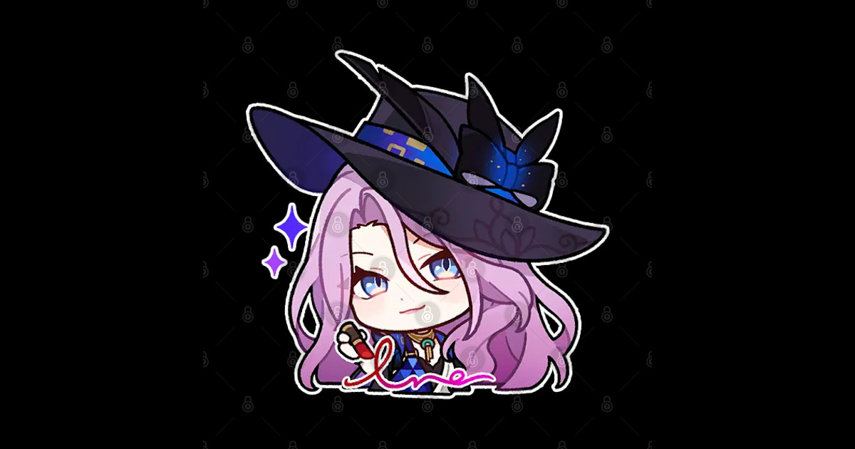 Honkai Star Rail Chibi Jade - Honkai Star Rail - Sticker | TeePublic