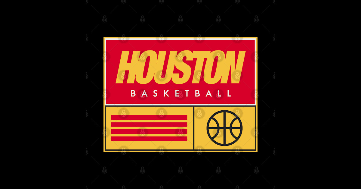 Houston basketball - Houston Rockets - Sticker | TeePublic