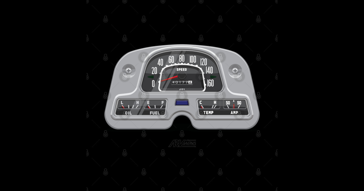 LAND CRUISER FJ40 series Instrument Panel - Land Cruiser - Posters and ...
