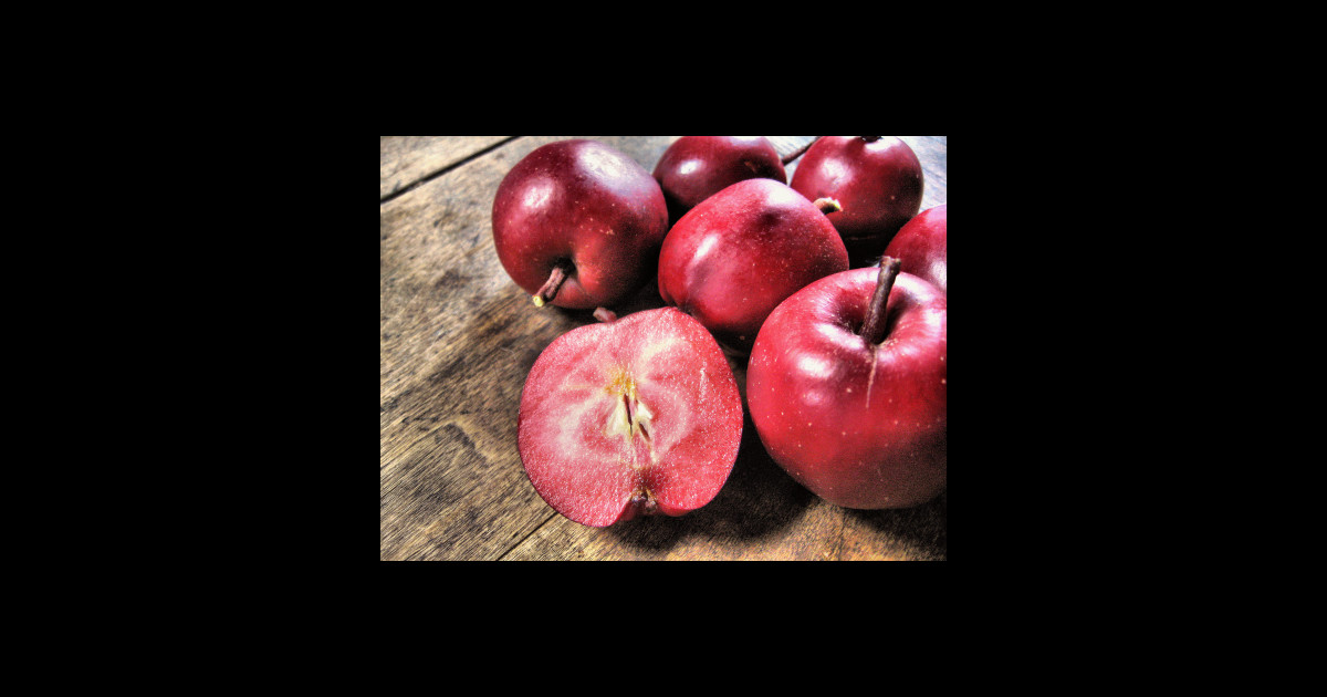 Red Moon Apples - Apple - Sticker | TeePublic