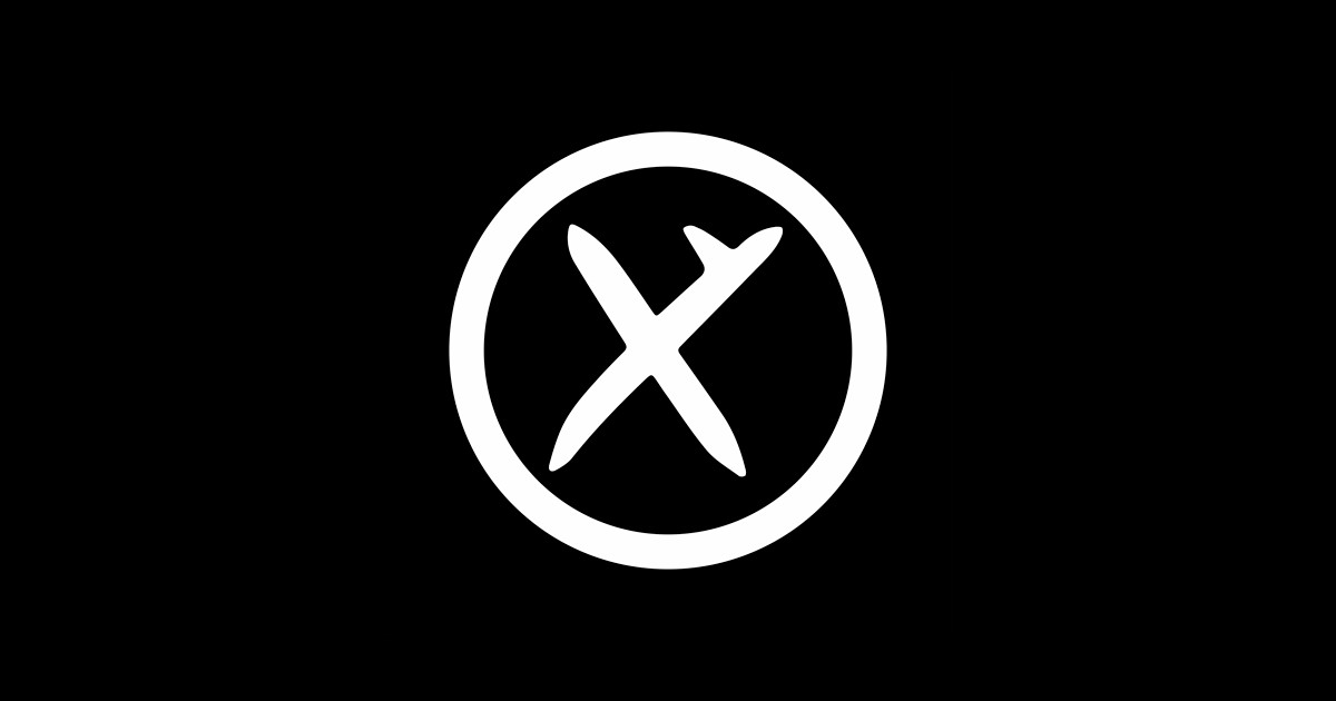 Hooked Cross (in white) - Img3715 - Sticker | TeePublic