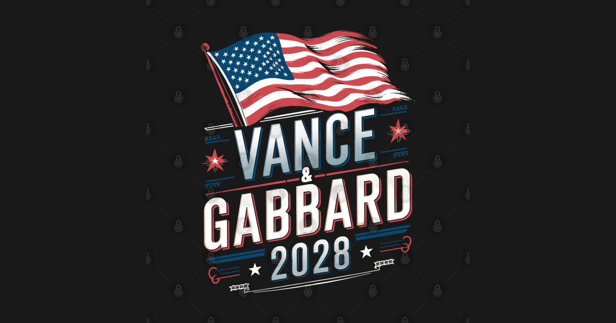 Vance-Gabbard-2028 - Vance 2028 - T-Shirt | TeePublic