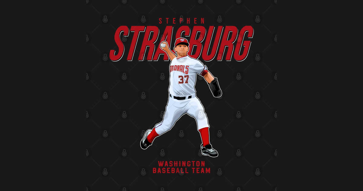 Stephen Strasburg #31 Washington Baseball Team - Stephen Strasburg - T ...