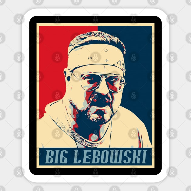 The DUDE Poster Pop Art - The Dude - Sticker | TeePublic