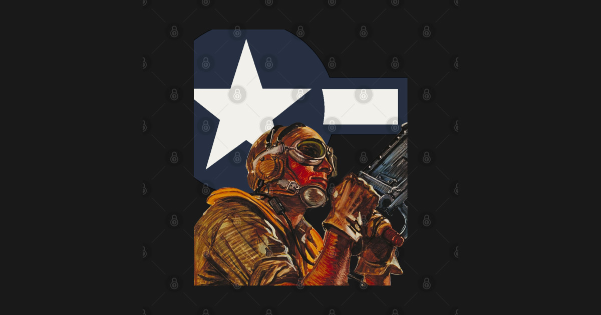 USAAF Vintage Poster style - Usaaf - T-Shirt | TeePublic