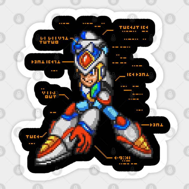 Mega Man - Megaman - Sticker | TeePublic